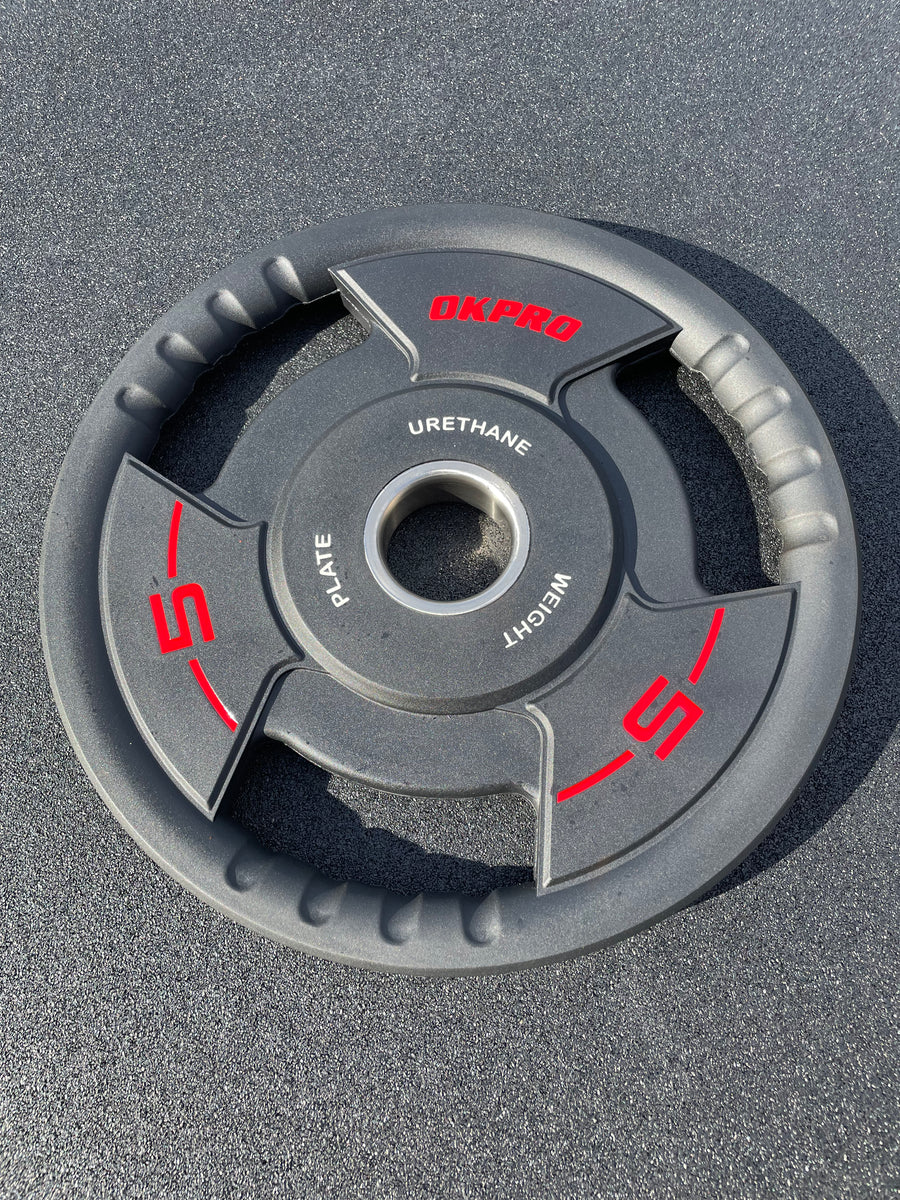 OKPRO WEIGHT PLATES - Tri- Grip | Sold Individually – Gym Equipment HQ