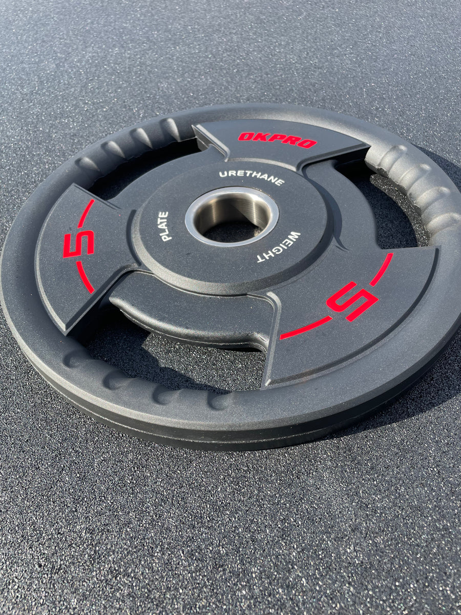 OKPRO WEIGHT PLATES - Tri- Grip | Sold Individually – Gym Equipment HQ